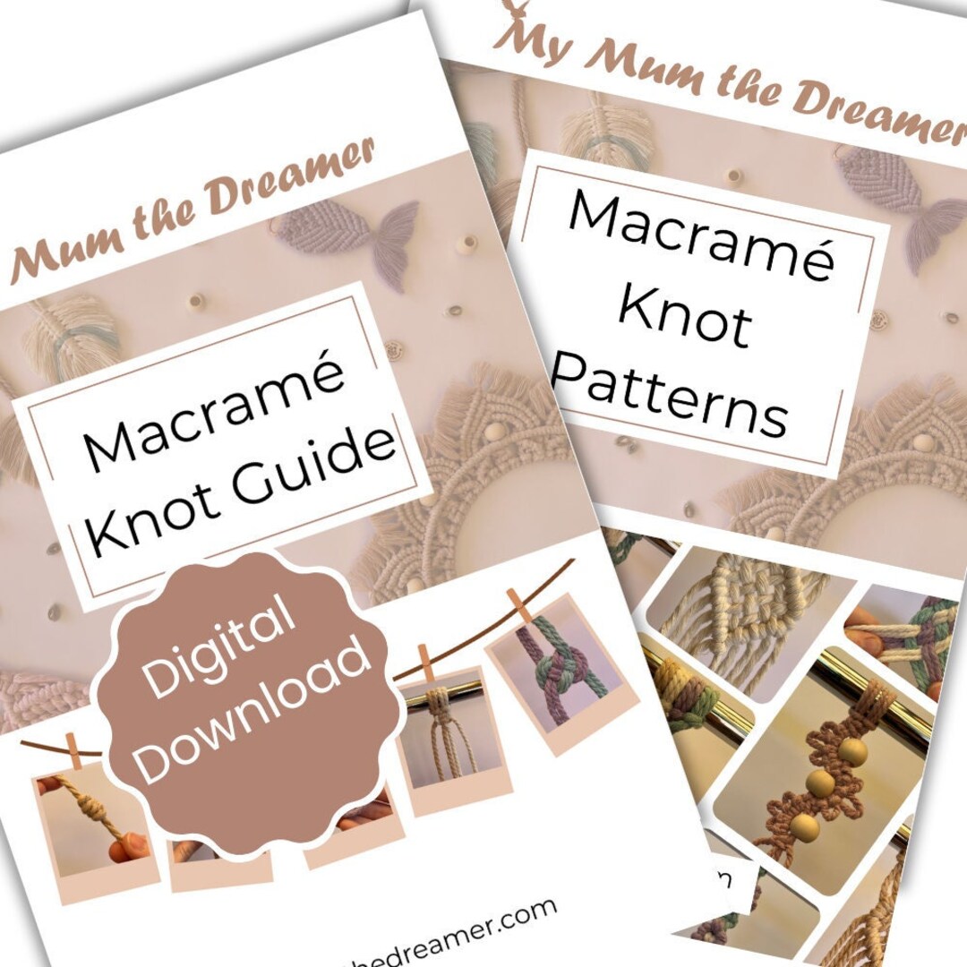 Macrame Knot Guide and Knot Patterns Bundle - Etsy