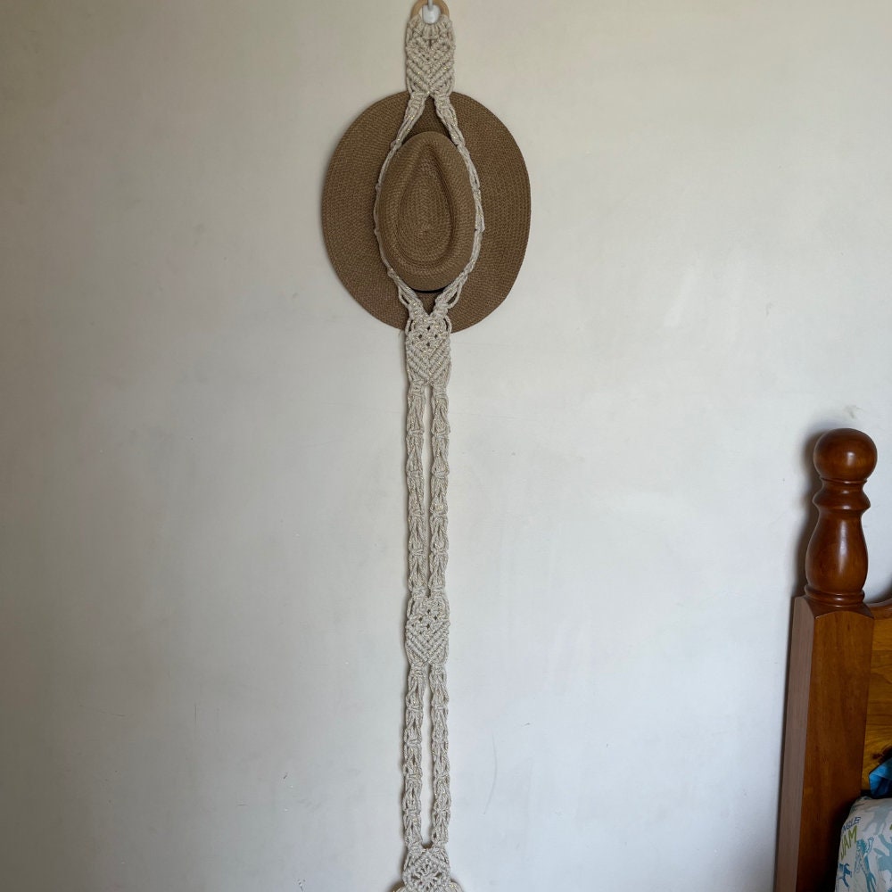 Macramé Heart Hat Hanger Pattern Digital PDF Printable - Etsy