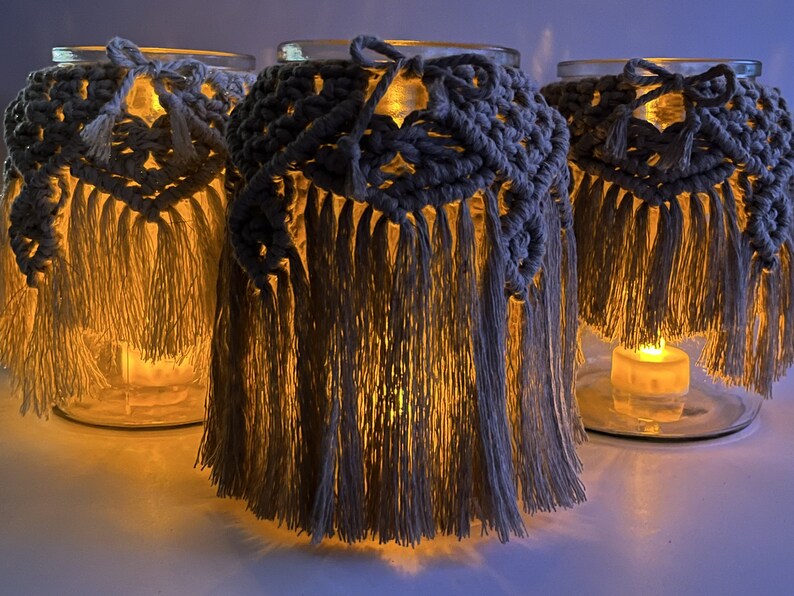 Macrame Jar Lantern Pattern Digital PDF Printable - Etsy
