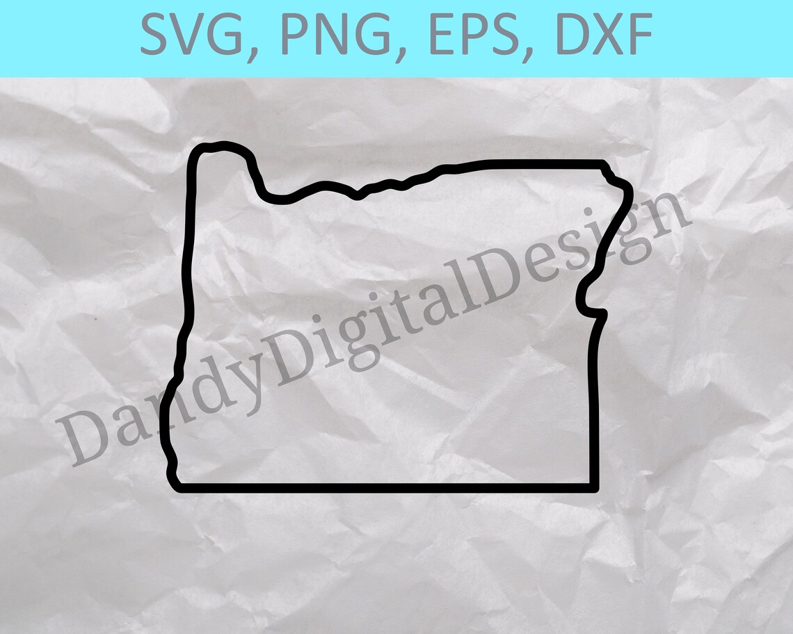 Oregon State Outline SVG, OR Outline SVG, State Outline, Cricut or ...