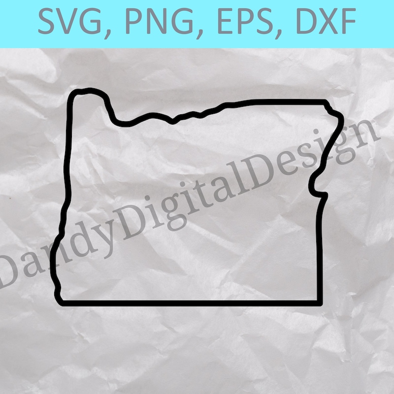 Oregon Outline - Etsy