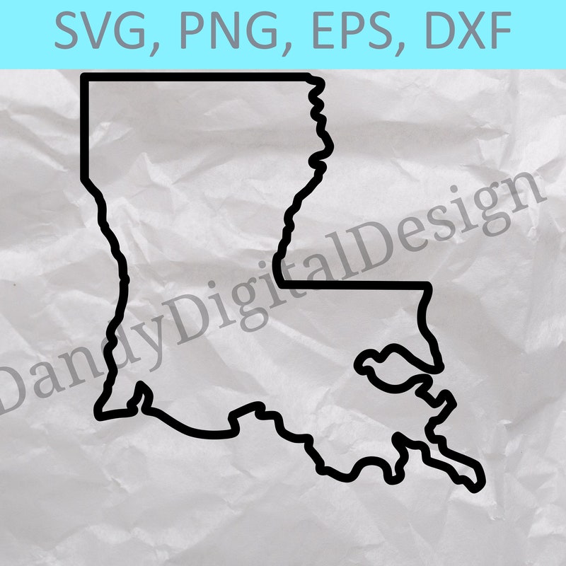 Louisiana Clipart - Etsy