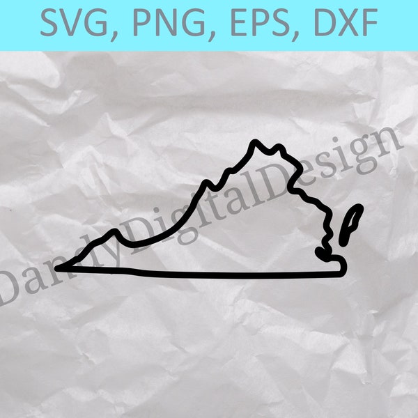 Va Outline - Etsy