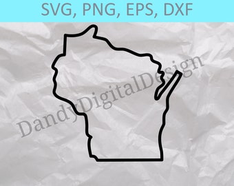 North Dakota State Outline SVG ND Outline SVG State Outline - Etsy