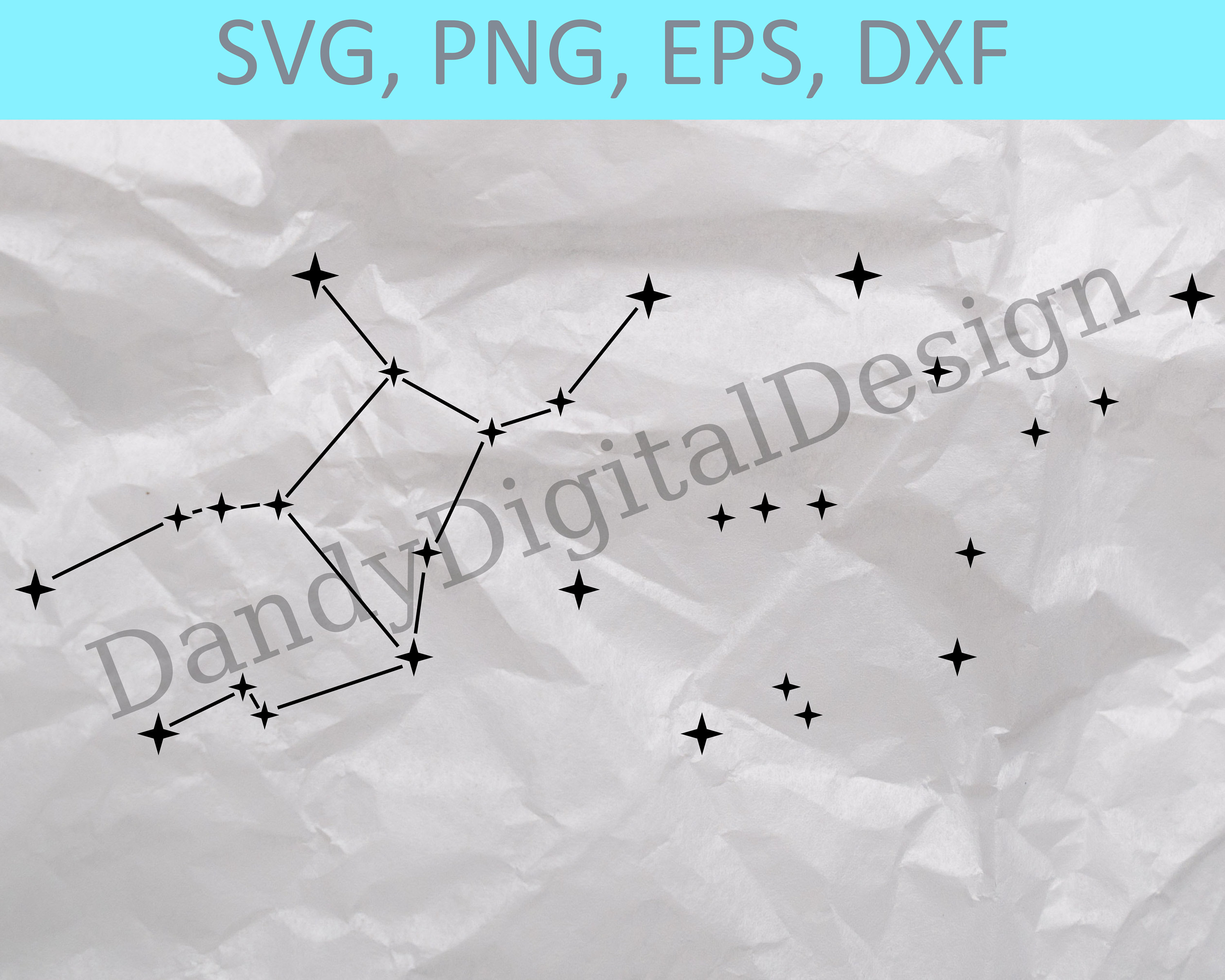 Virgo SVG, Cuttable Zodiac Signs, Cricut or Silhouette Cut Files - Etsy