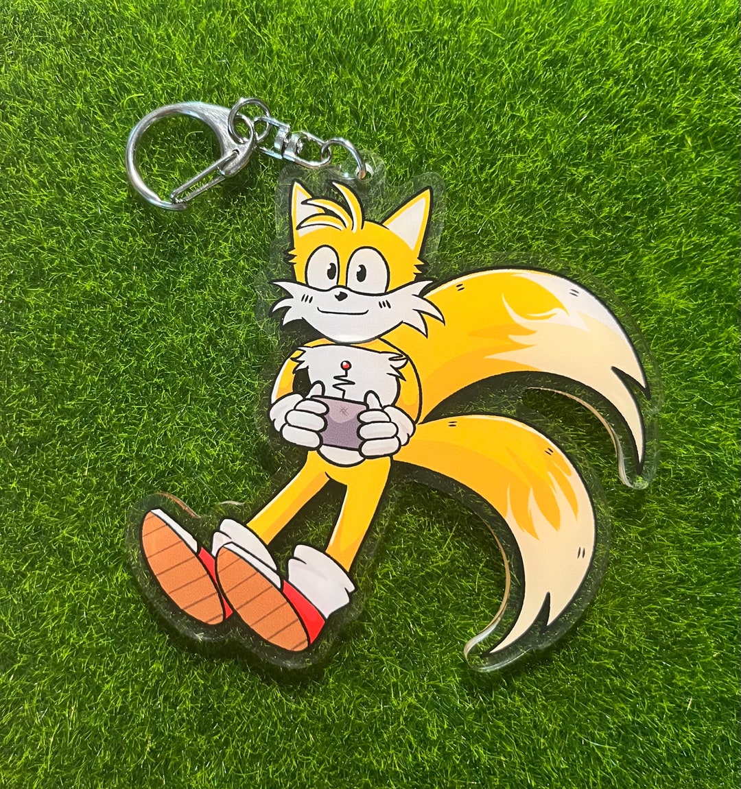 Miles 'tails’ Prower Acrylic Keychain - Etsy