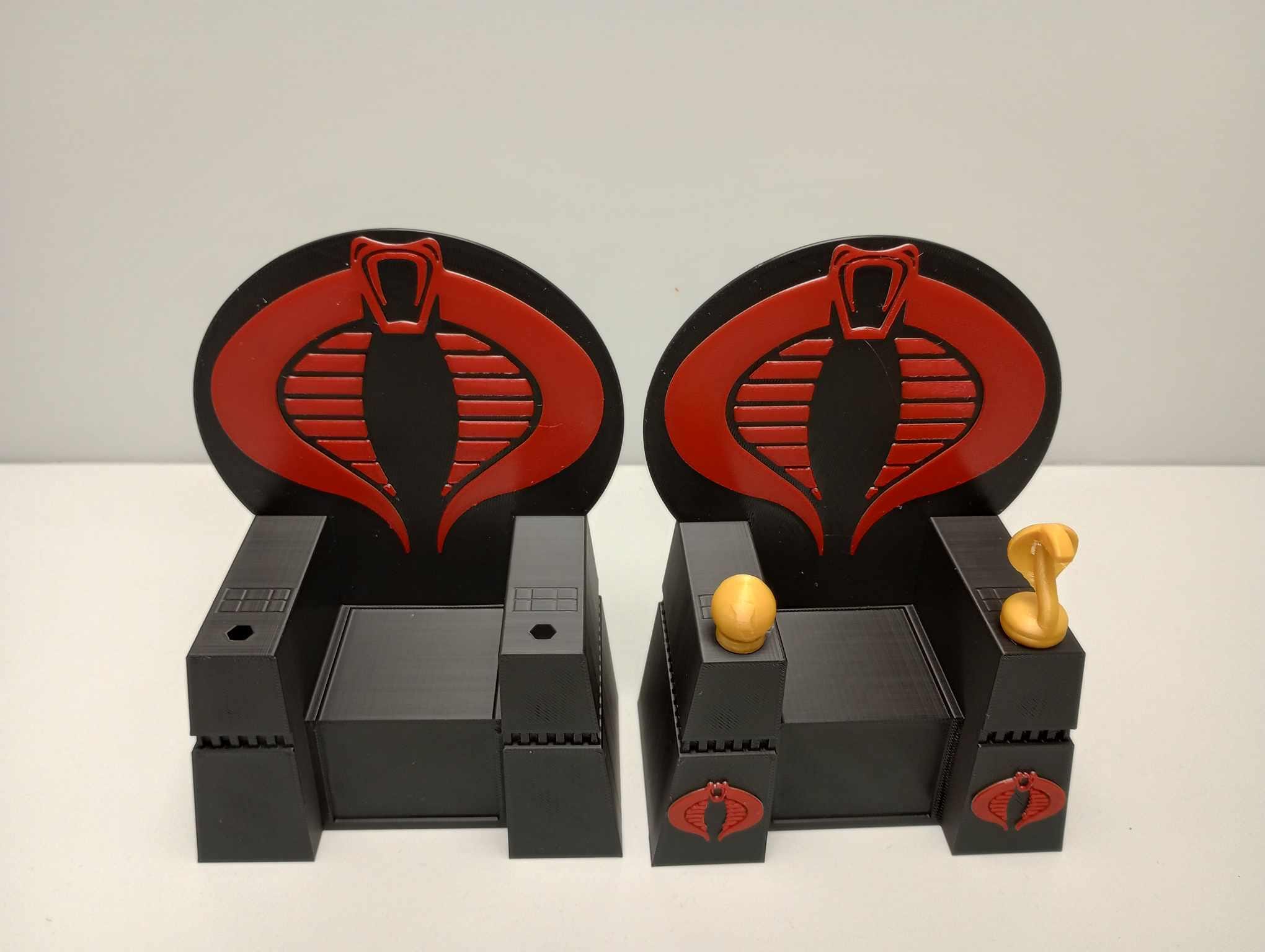 Cobra Commander Throne- With Globe, With Cobra Bust - Etsy