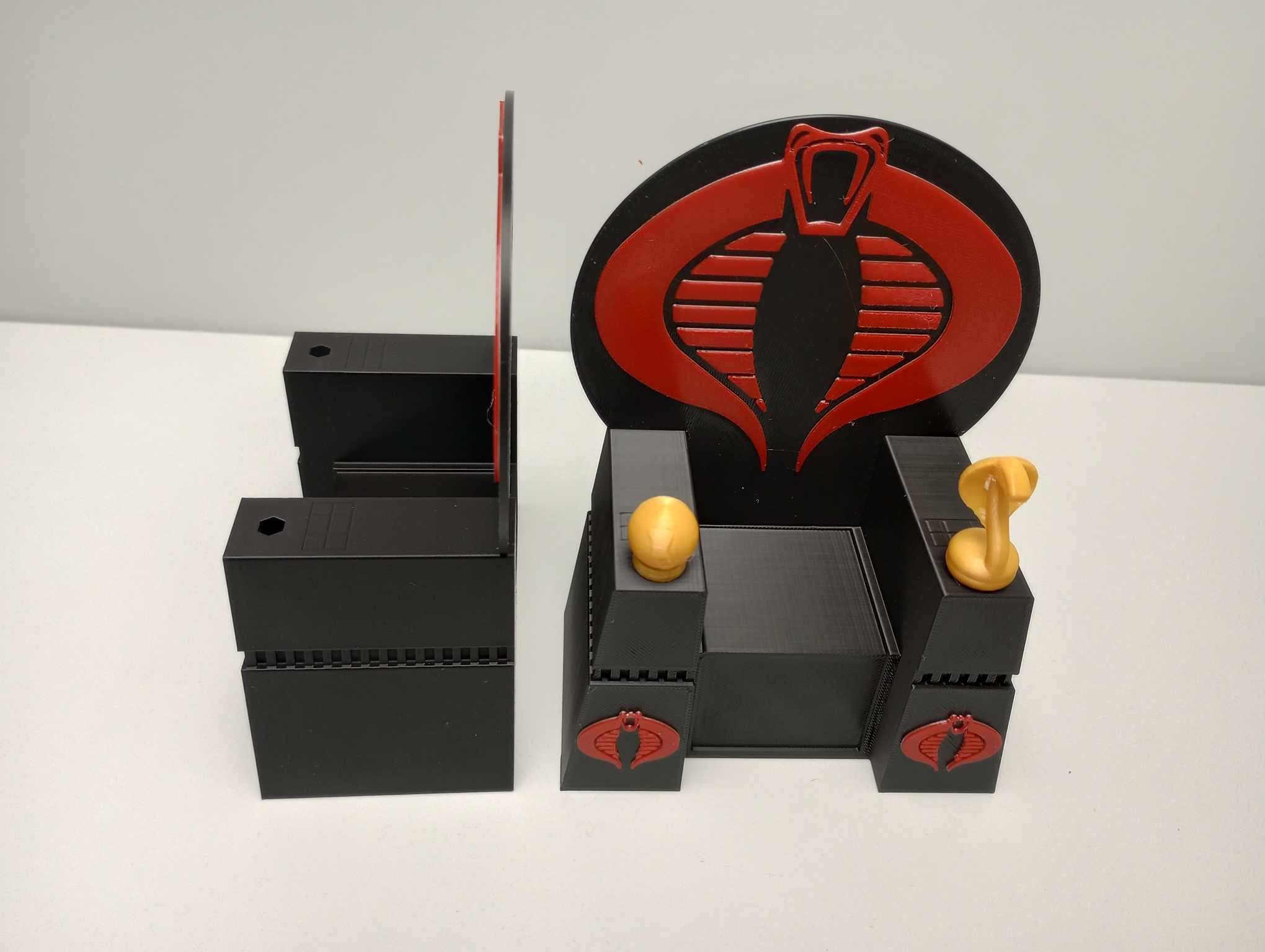 Cobra Commander Throne- With Globe, With Cobra Bust - Etsy
