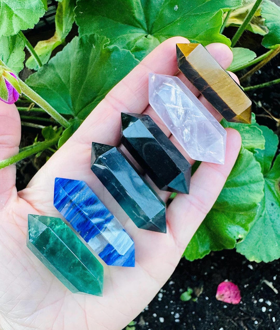 3-5cm Mini Double Terminated Point Crystal, Mini Genuine Polished ...