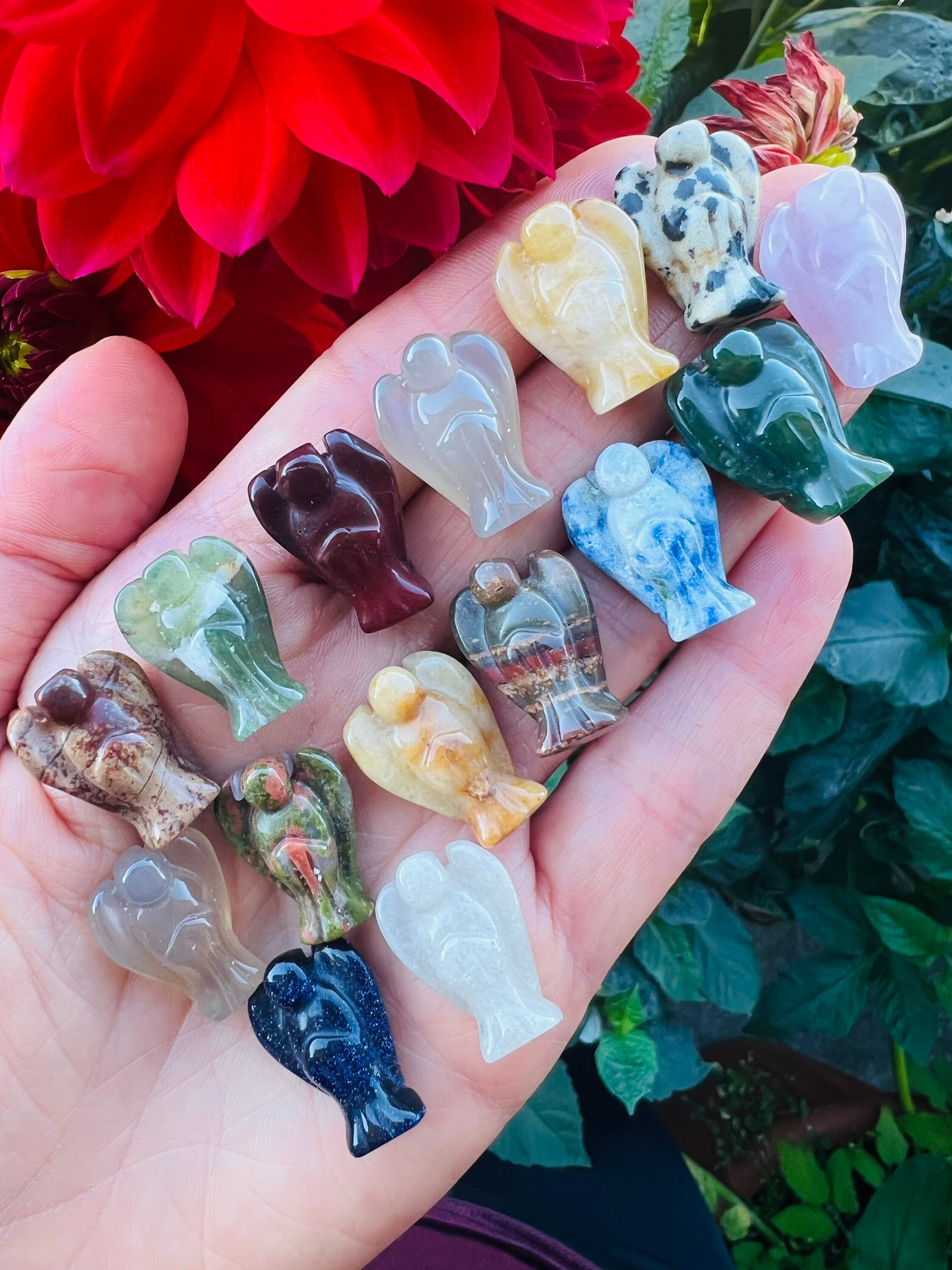Mystery Tiny Crystal Angel Carvings, Crystal Angel Confetti, Mystery ...