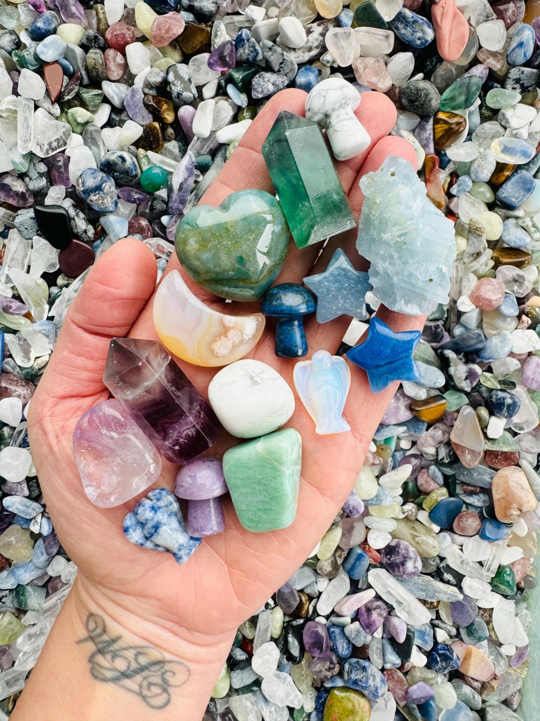 CALM Mini Crystals Confetti Scoop for Stress Relief & Calm Energy ...