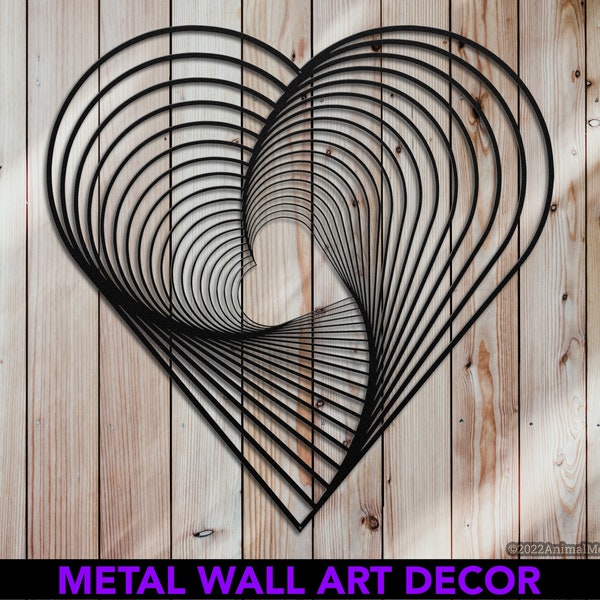 Large Metal Heart - Etsy