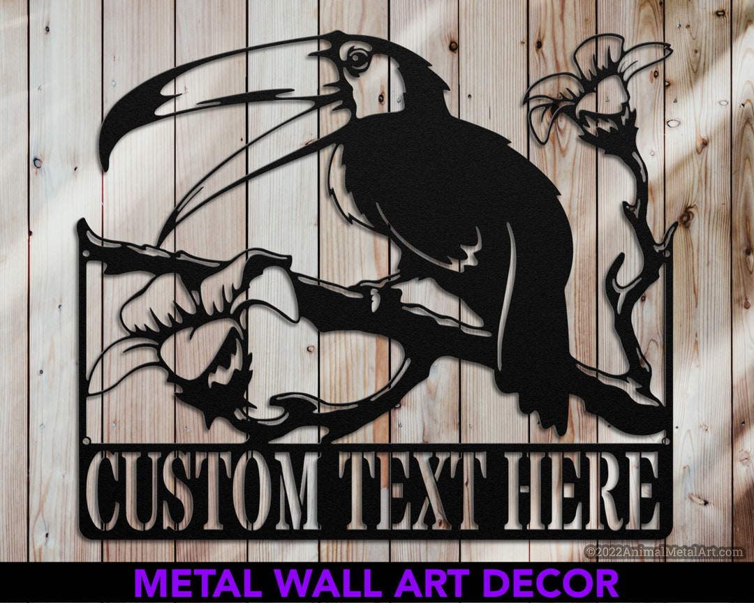 Custom Tuscan Metal Wall Art Housewarming Gift Personalized Tuscan Name ...