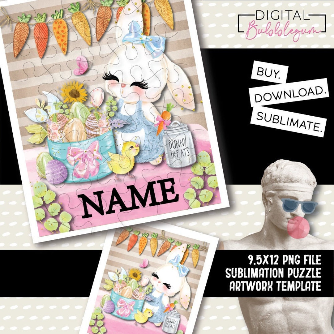Easter Sublimation, PNG Design, Easter Bunny, Instant Download ...