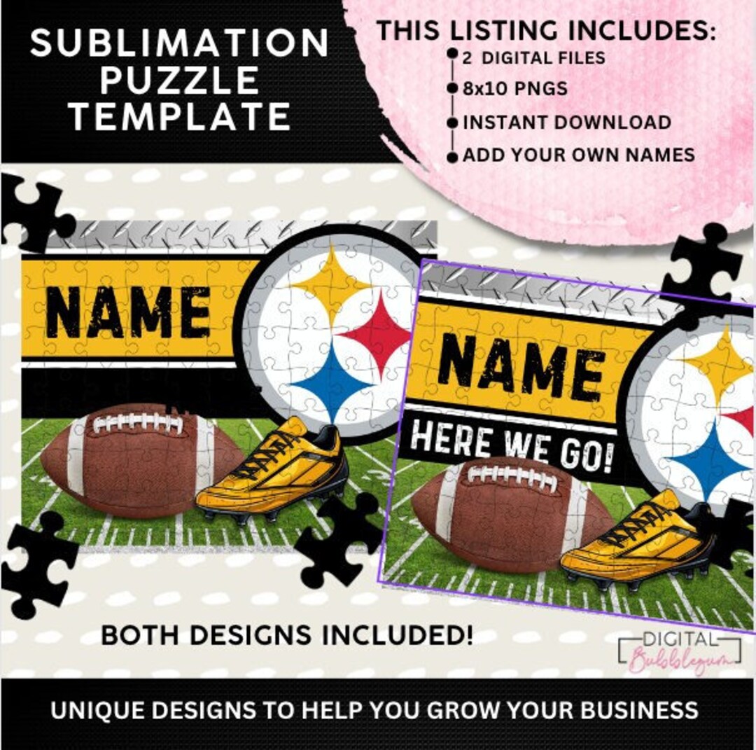 Football Sublimation, PNG Design, Instant Download, Personalized ...