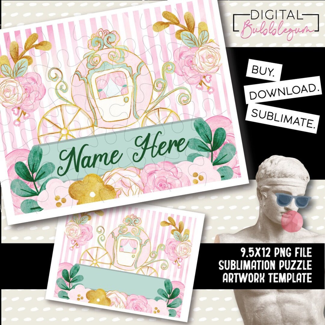 Sublimation, PNG Design, Instant Download, Personalized Puzzle ...