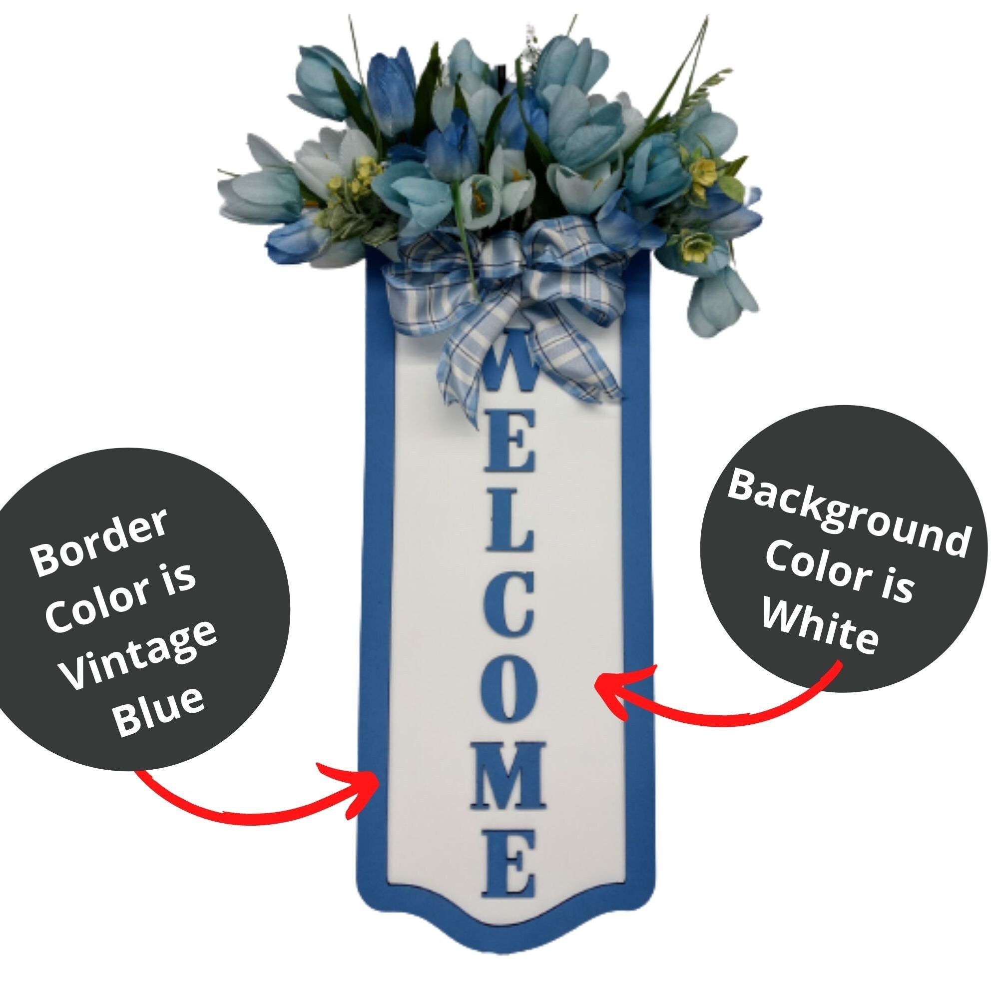 Welcome Door Signs | Welcome Door Hangers | Front Door Welcome Sign ...