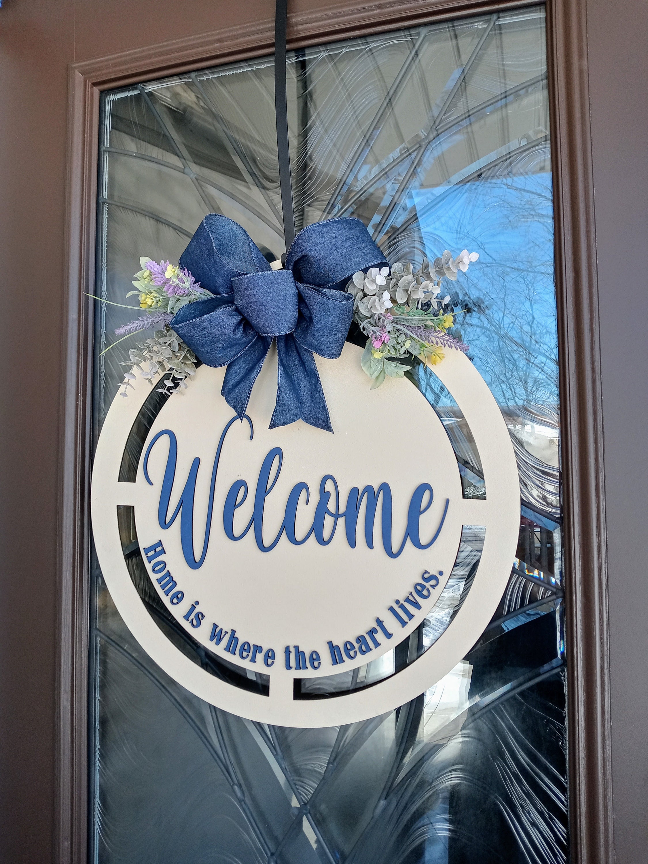 Welcome Door Sign Welcome Front Door Sign Welcome Door Sign Wood Door ...