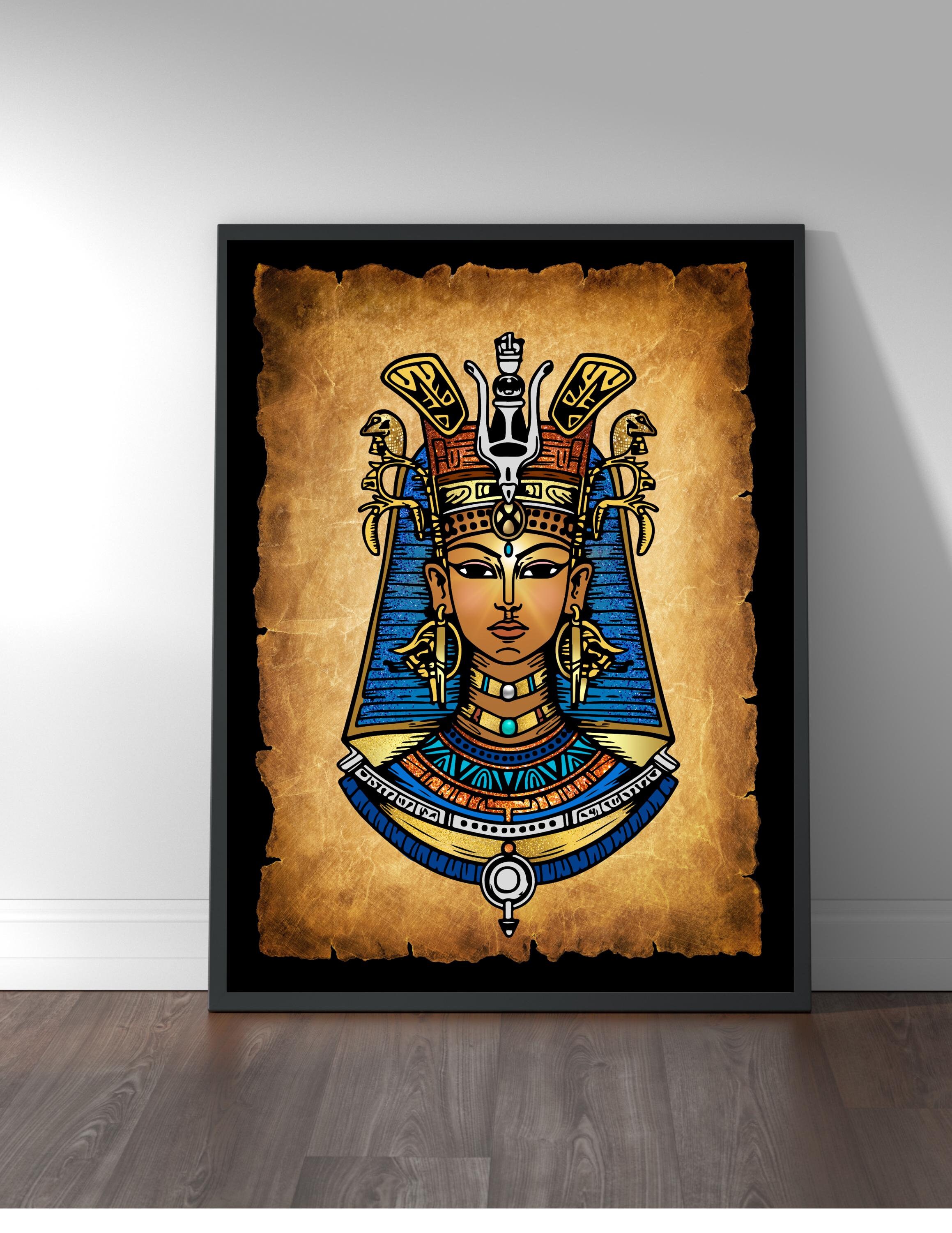 Hathor Goddess Poster: Ancient Egypt Spiritual Art (digital Download ...