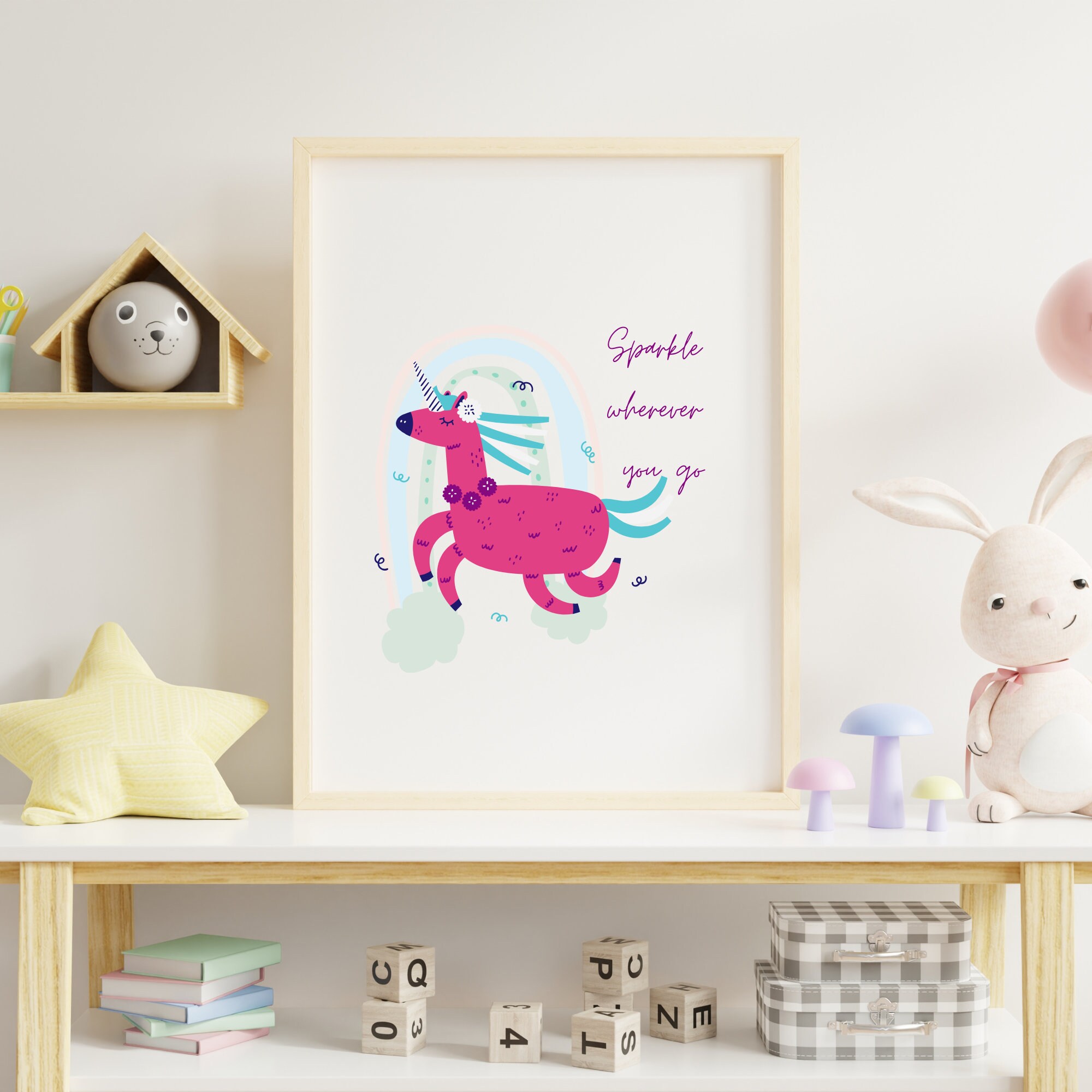 Unicorn Poster, Unicorn SVG, Unicorn PNG, Unicorn JPG, Unicorn Clipart ...