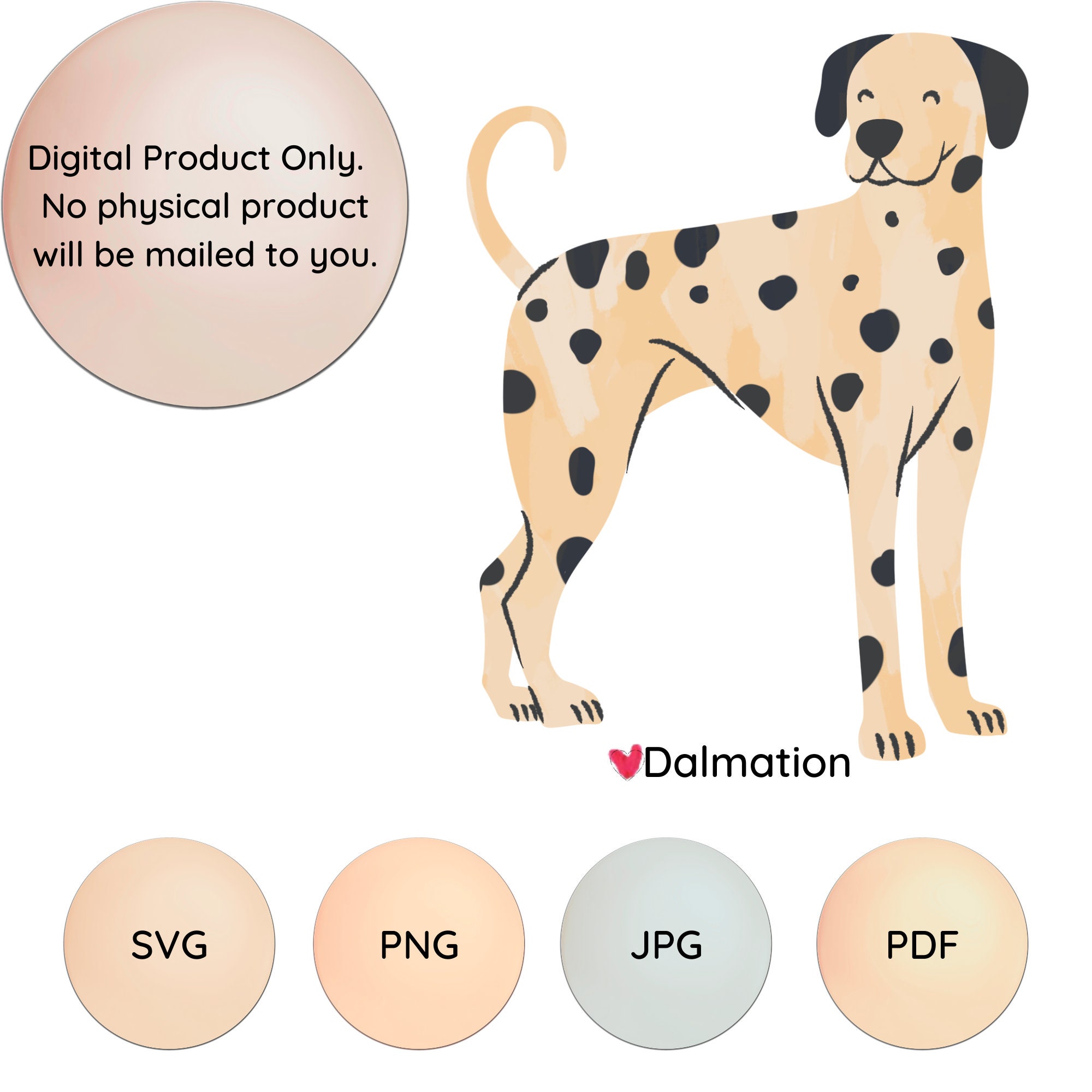 Dalmation SVG, Dog Breed SVG, Dog Sublimation, Dalmation PNG, Dog ...