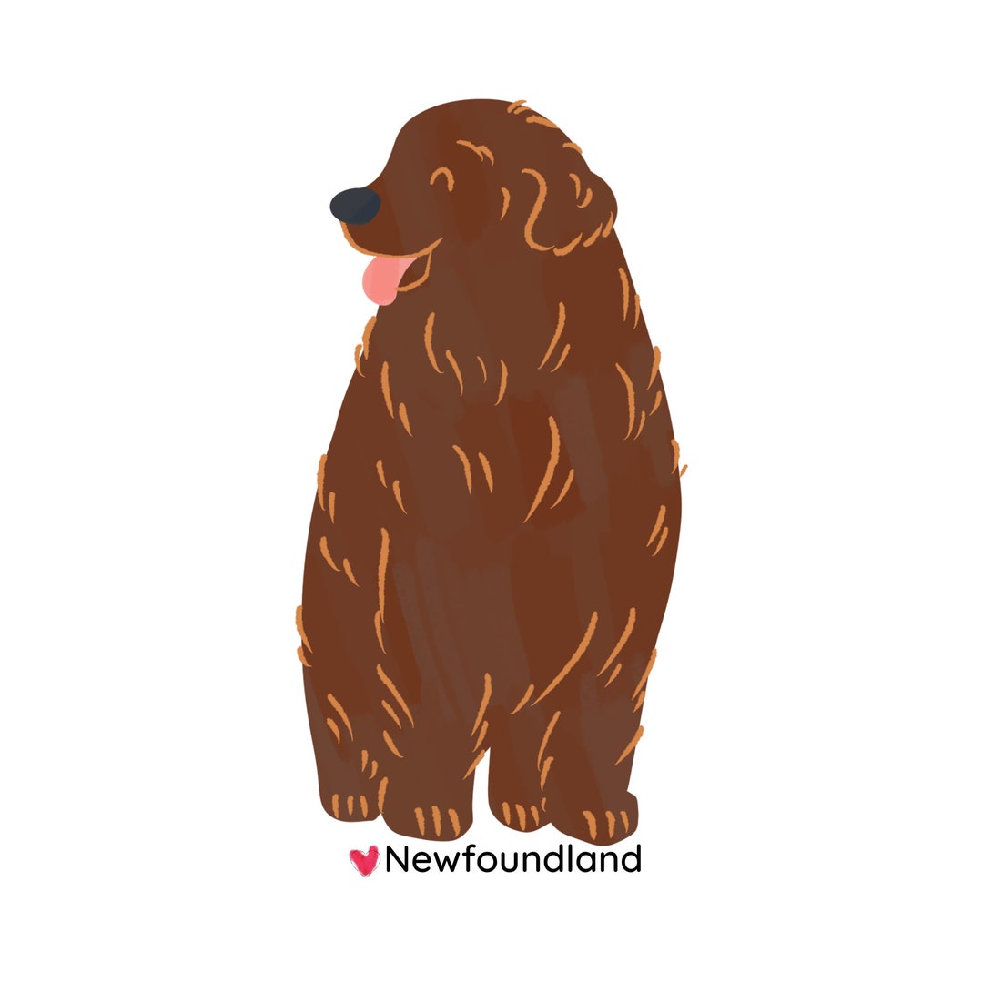 Newfoundland SVG, Dog Breed SVG, Dog Sublimation, Newfoundland PNG, Dog ...