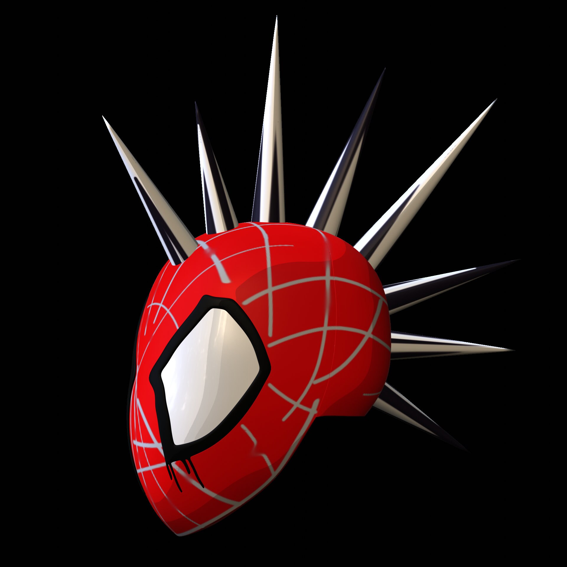 Spider-punk Mask / Faceshell Across the Spiderverse 3D - Etsy Canada