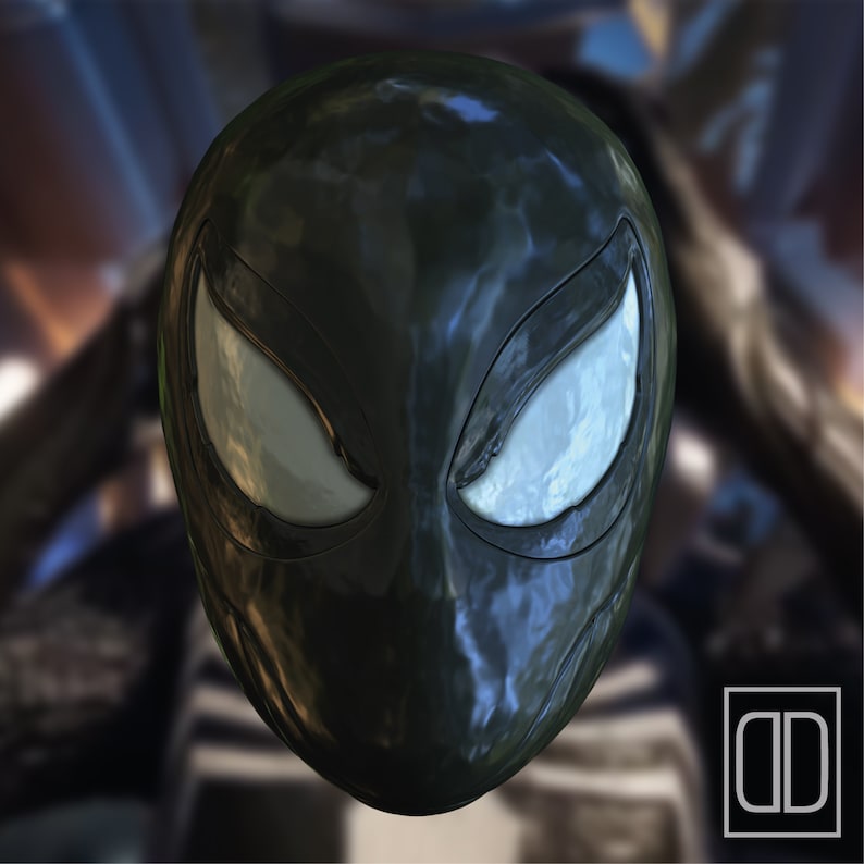 Spider-man 2 PS5 Symbiote Mask 3D Printable File - Etsy