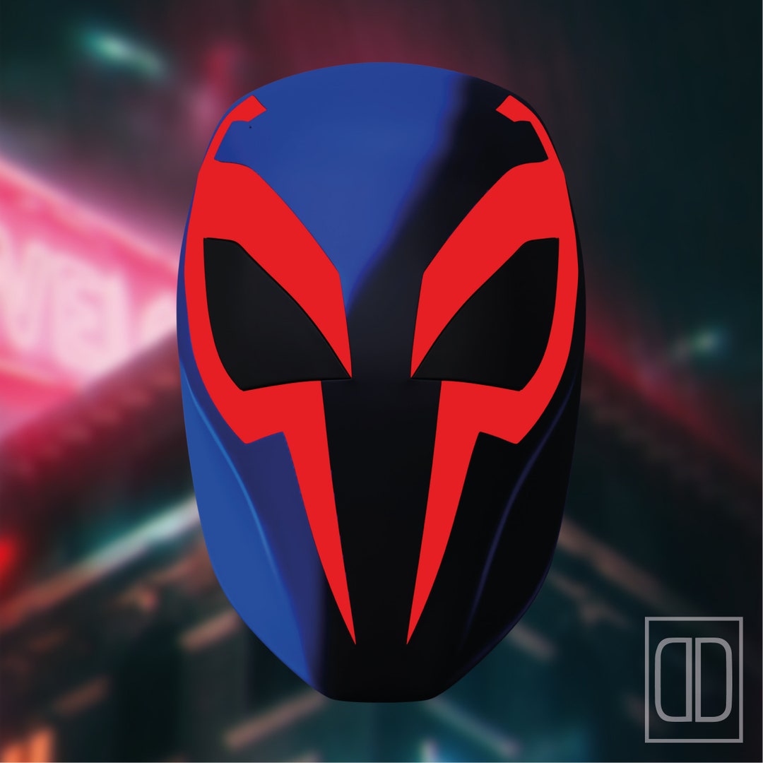 Spider-man 2099 Mask Across the Spiderverse 3D Printable File - Etsy