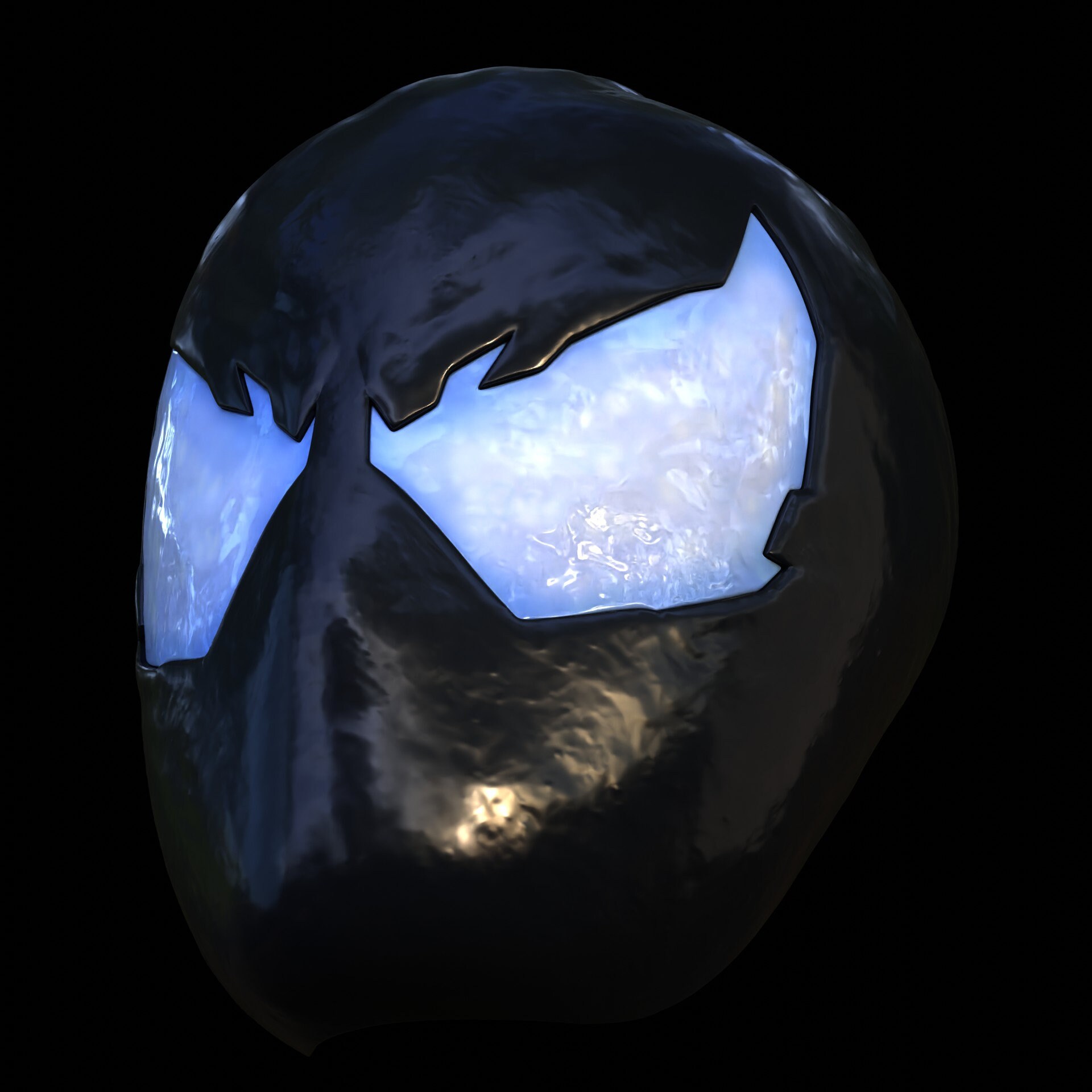 PS5 Spider-man symbiote rage mask STL 3D printable file - Etsy México