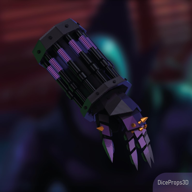 The Prowler Gauntlet - Into the Spiderverse - 3D PRINTABLE FILE - Etsy