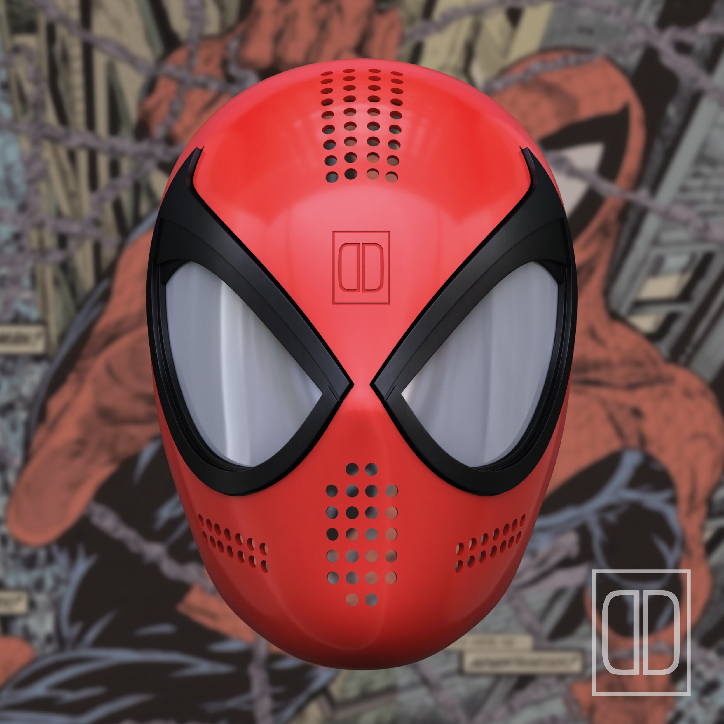 Spider-man NWH Concept Art Faceshell 3D Printable File - Etsy