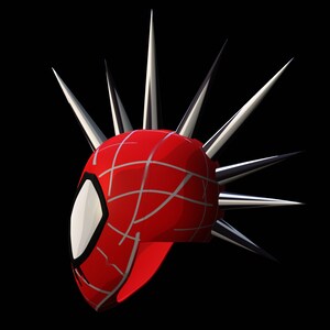 Spider-punk Mask / Faceshell - Across the Spiderverse - 3D Printable ...