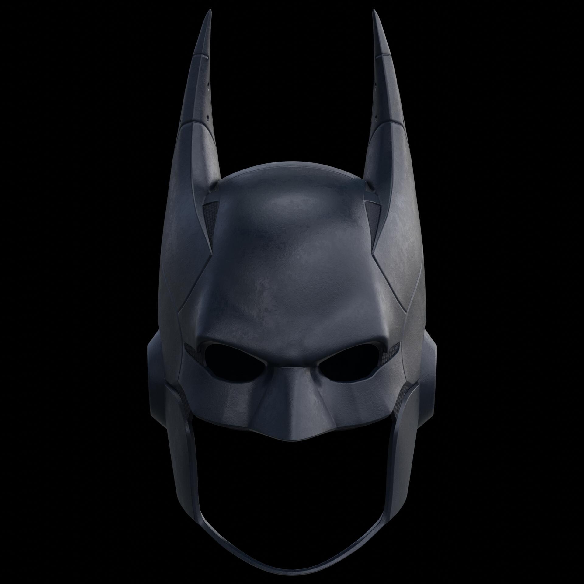 Arkham Bat--man Cowl SSKTJL - 3D PRINTABLE FILE - Etsy
