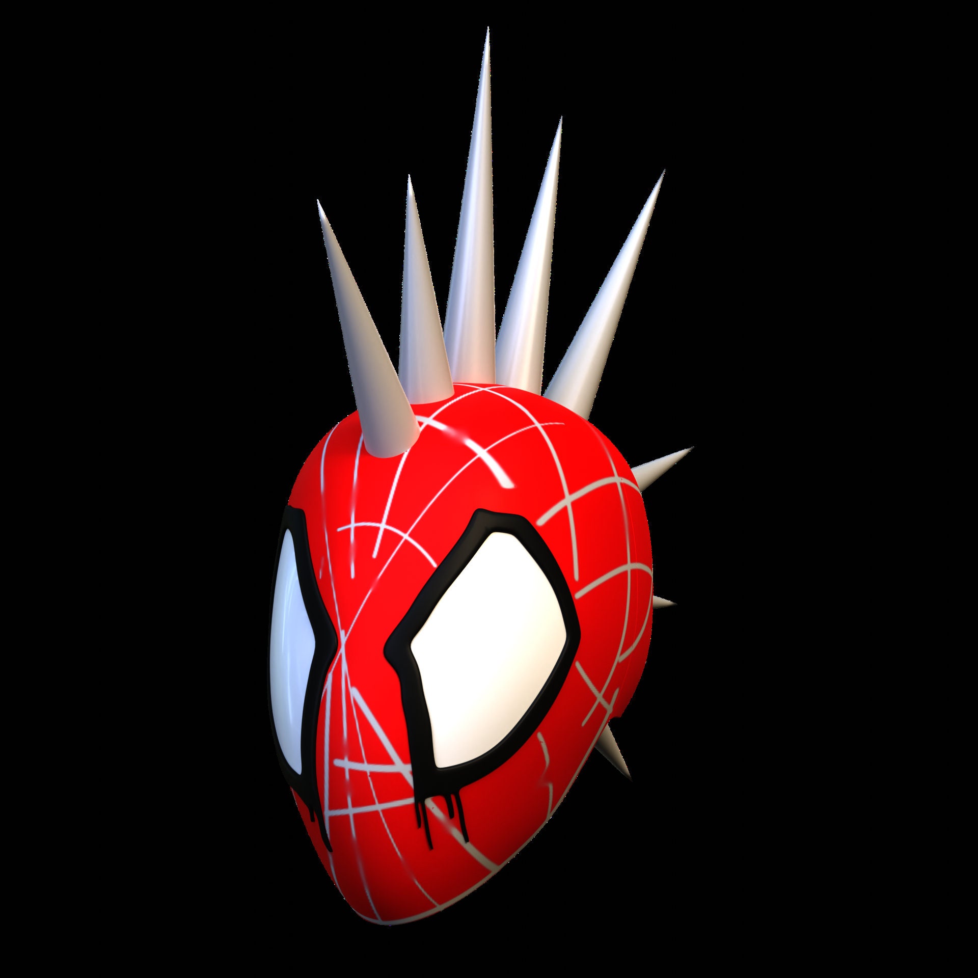 Spider-punk Mask / Faceshell Across the Spiderverse 3D - Etsy Canada