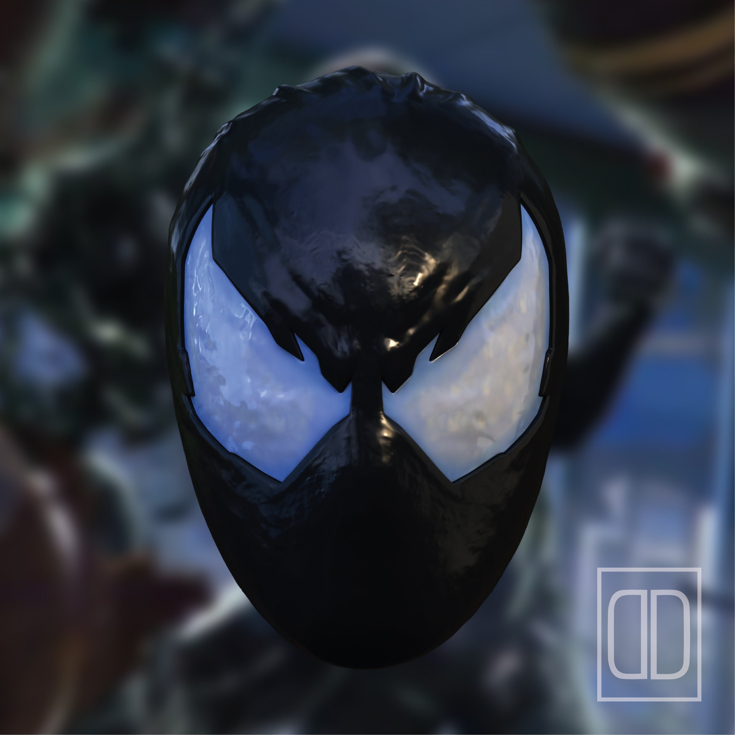 PS5 Spider-man Symbiote Rage Mask - STL 3D Printable File - Etsy