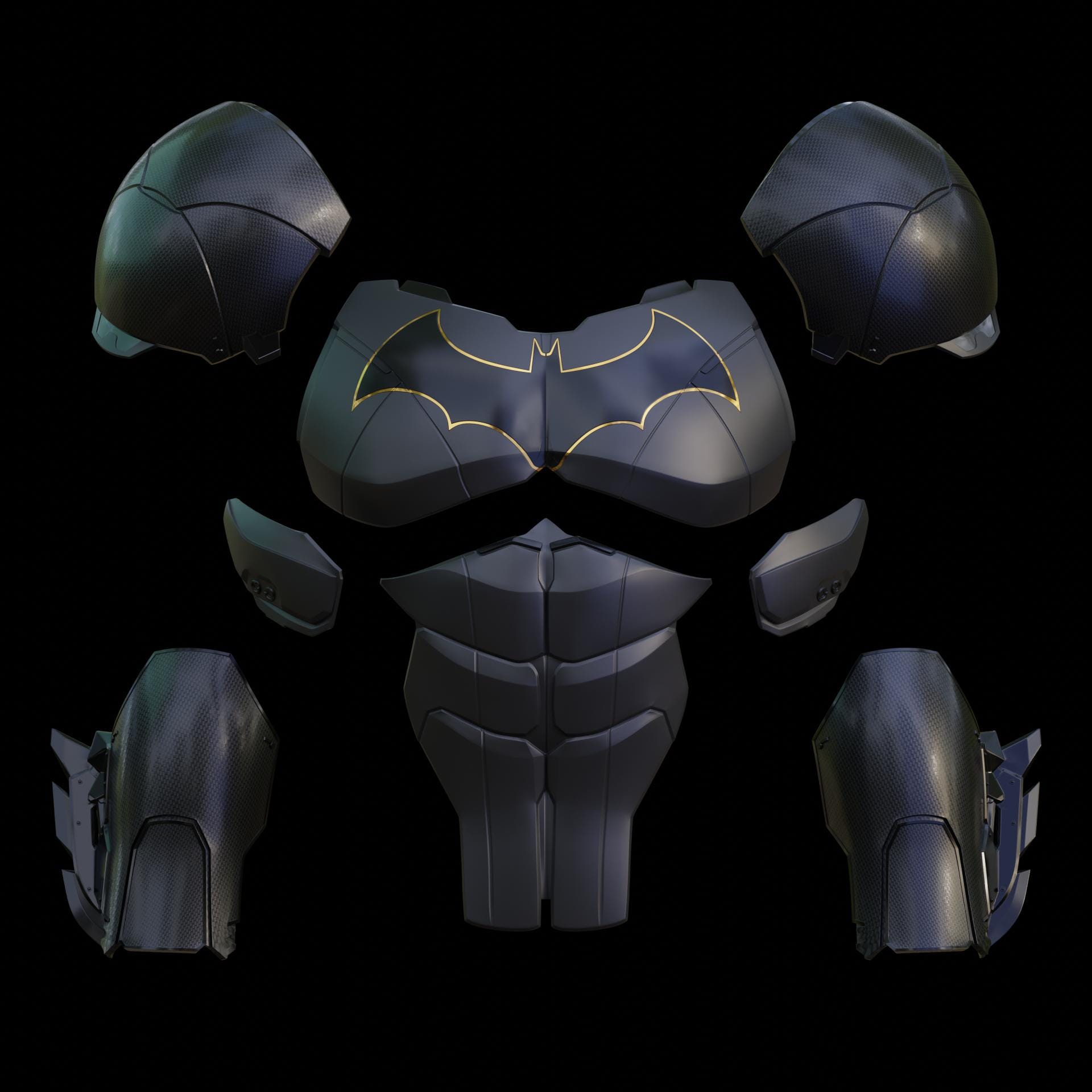 Bat-man Torso Armor - SSKTJL - 3D PRINTABLE FILE - Etsy