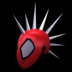 Spider-punk Mask / Faceshell - Across the Spiderverse - 3D Printable ...
