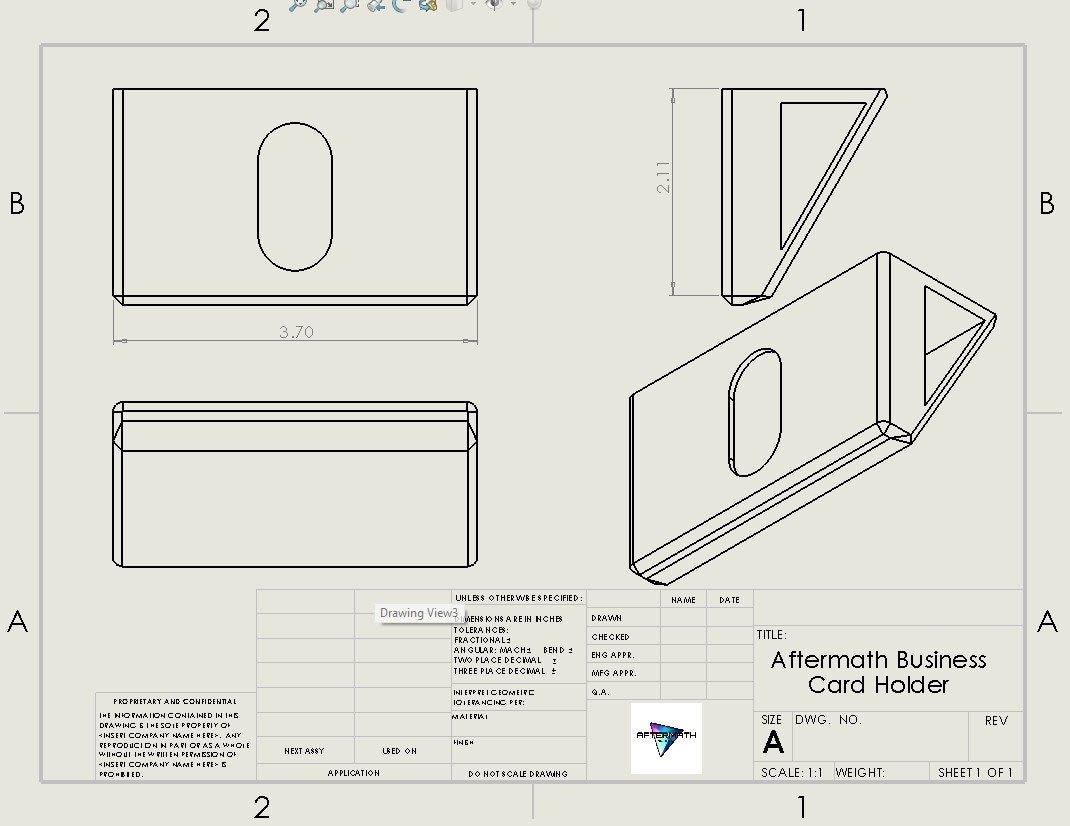 Business Card Holder STL File - Etsy