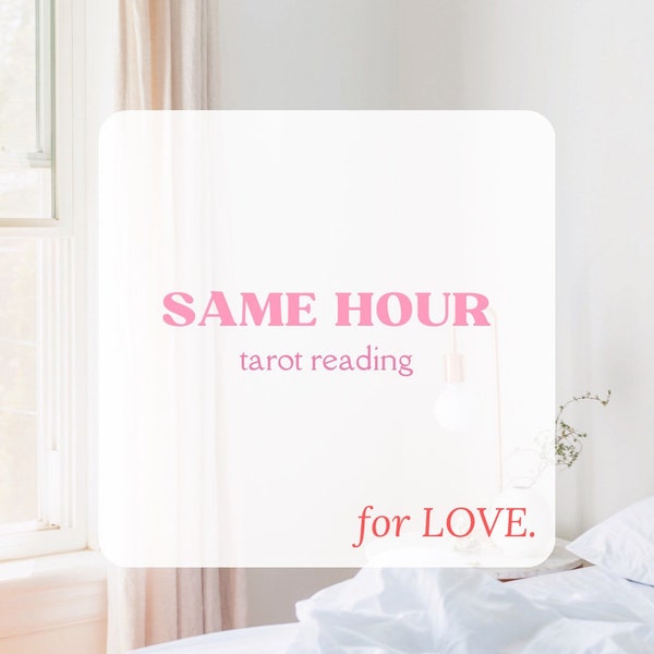 Tarot Reading Same Hour Tarot Reading Same Day Etsy Uk