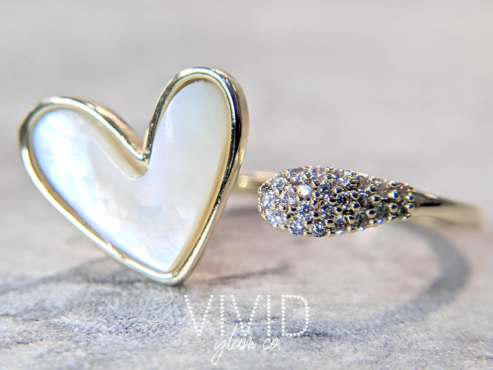 Pure Heart Ring - Etsy