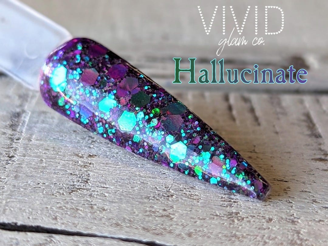 Hallucinate - Glitter Dip Powder - Etsy