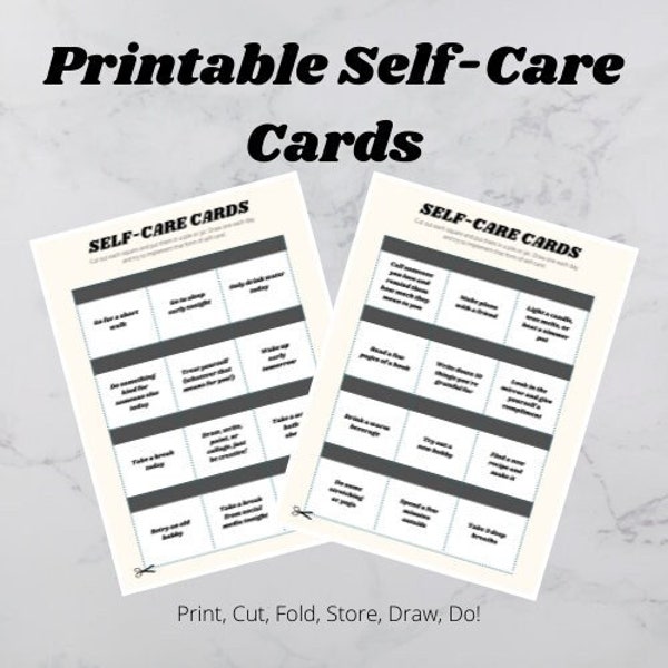 Self Care Tips - Etsy