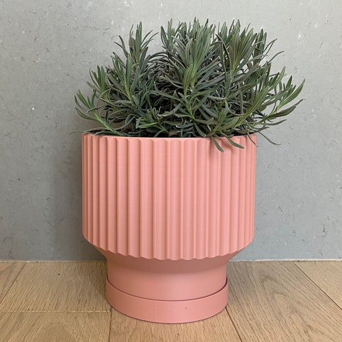 Lightweight Planter Pot Blush Pink 46 and - Etsy
