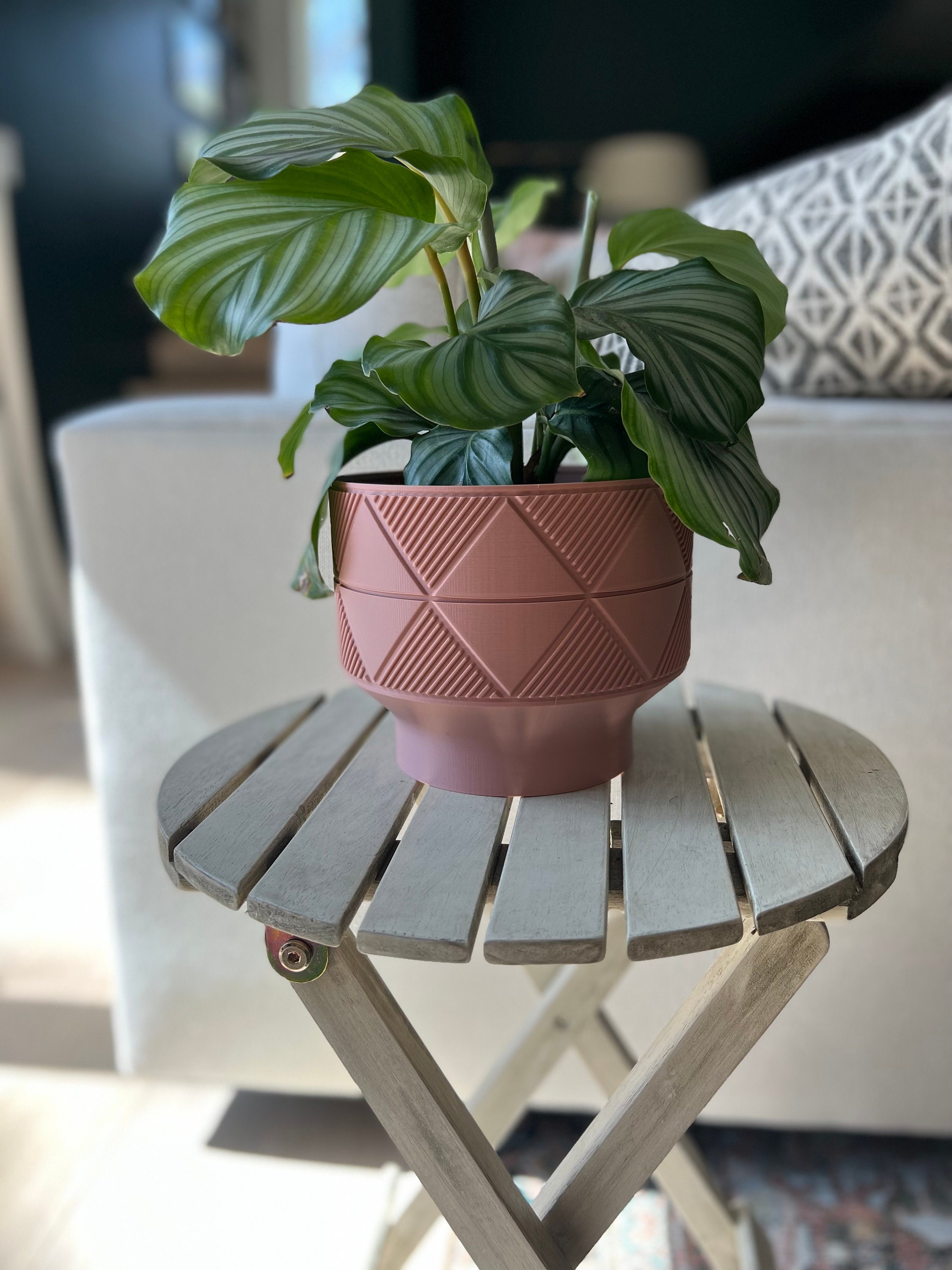 Lightweight Planter Pot Blush Pink 46 and - Etsy
