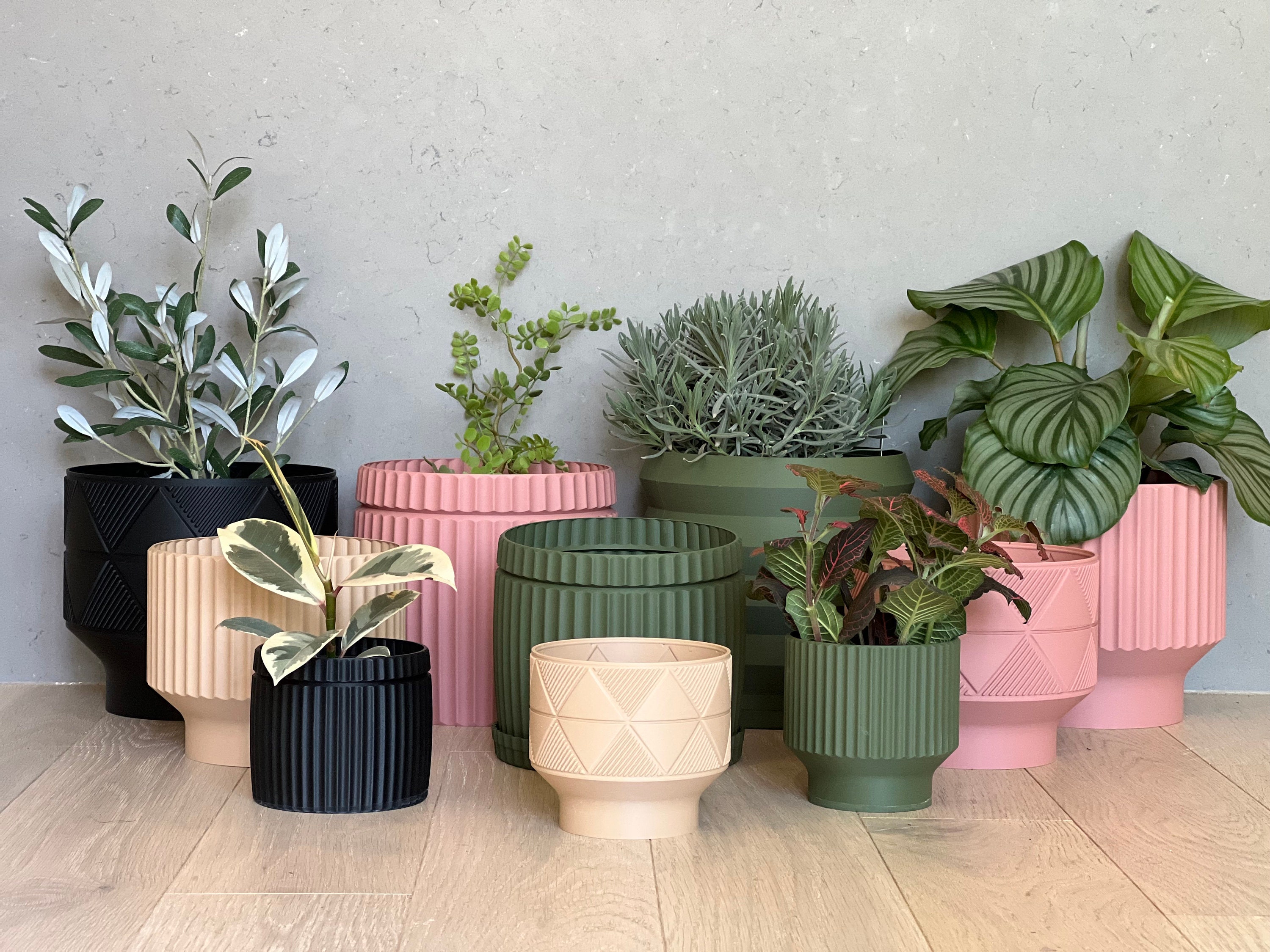 Lightweight Planter Pot Blush Pink 46 and - Etsy