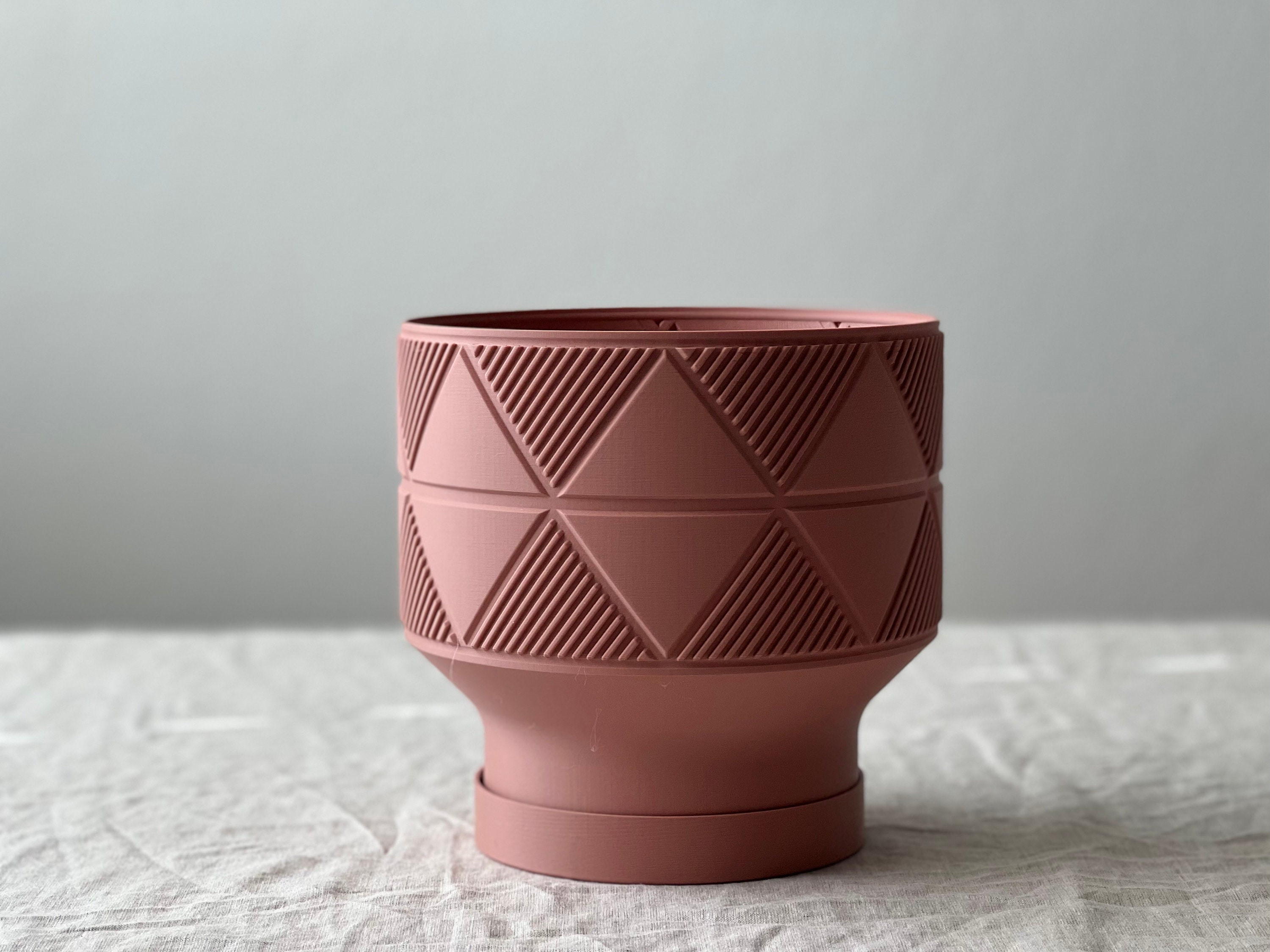 Lightweight Planter Pot Blush Pink 46 and - Etsy