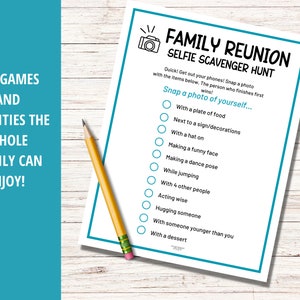 Family Reunion Game Bundle, Family Reunion Ideas, Printable Family ...