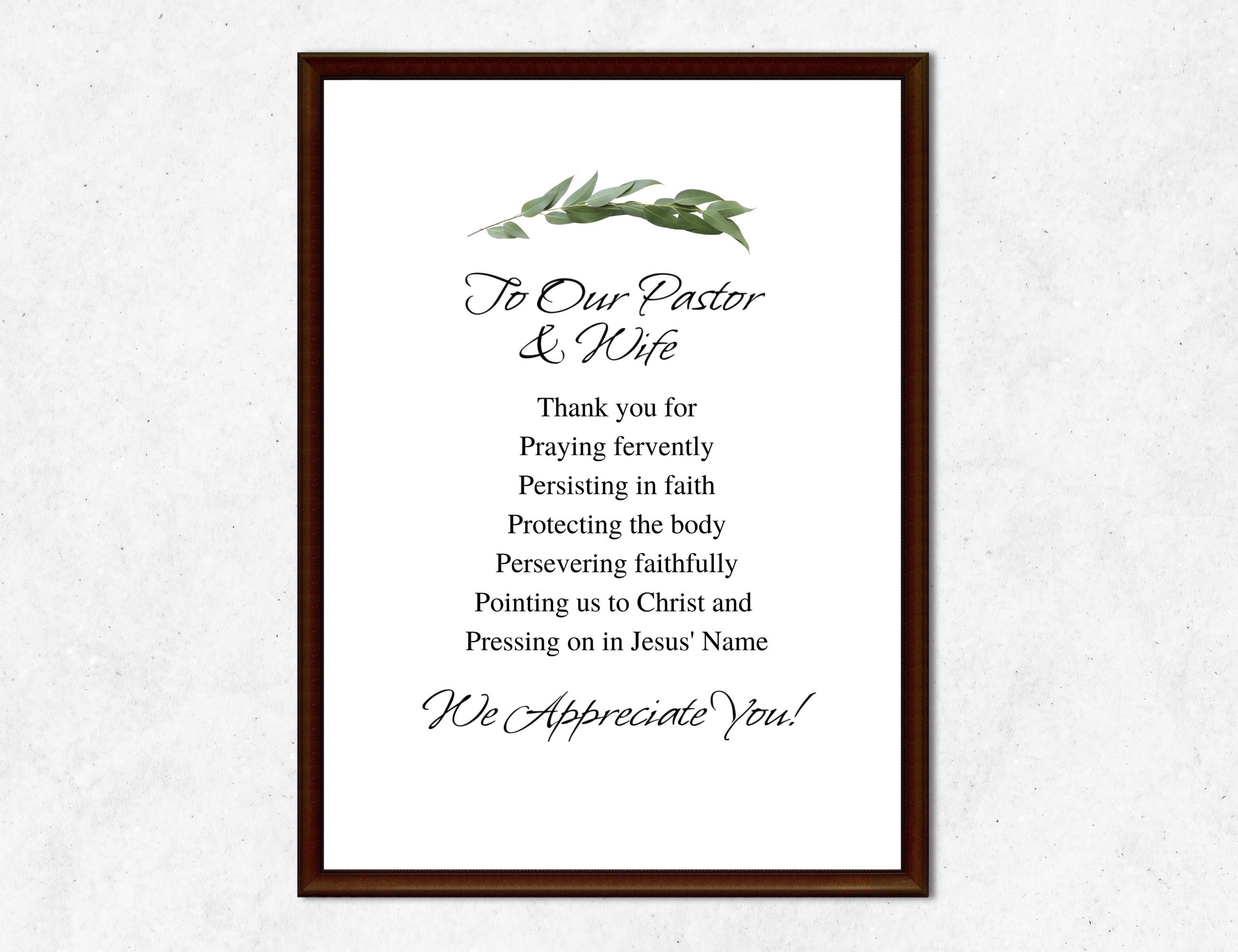 Thank you card to pastor for wedding | Beachweddingtips.com