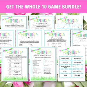 Spring Word Scramble Game, Printable Game, Games for Adults, Games for ...